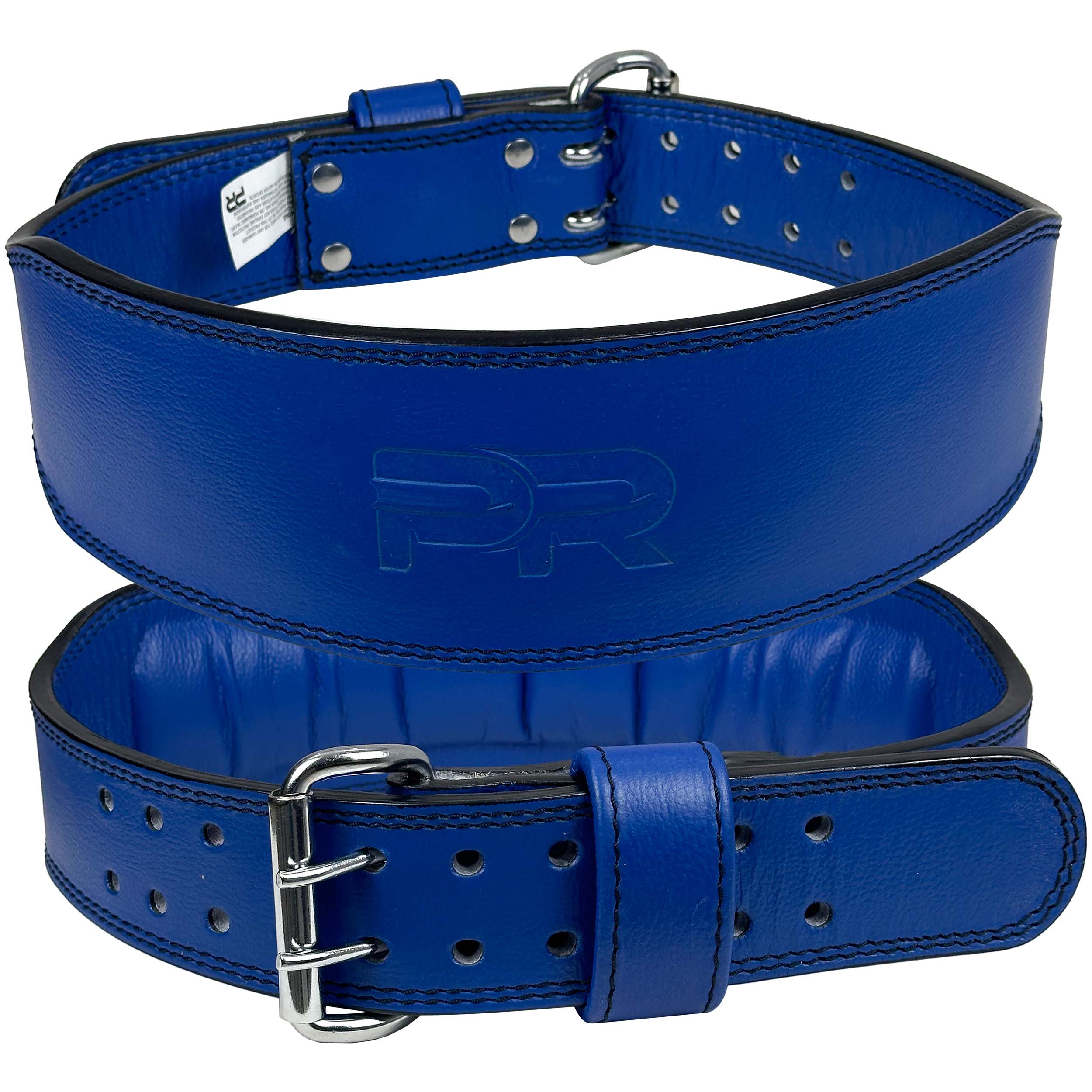 100% Pure Heritage Full Grain Leather Lifting Belt [Women's Sky Blue ...